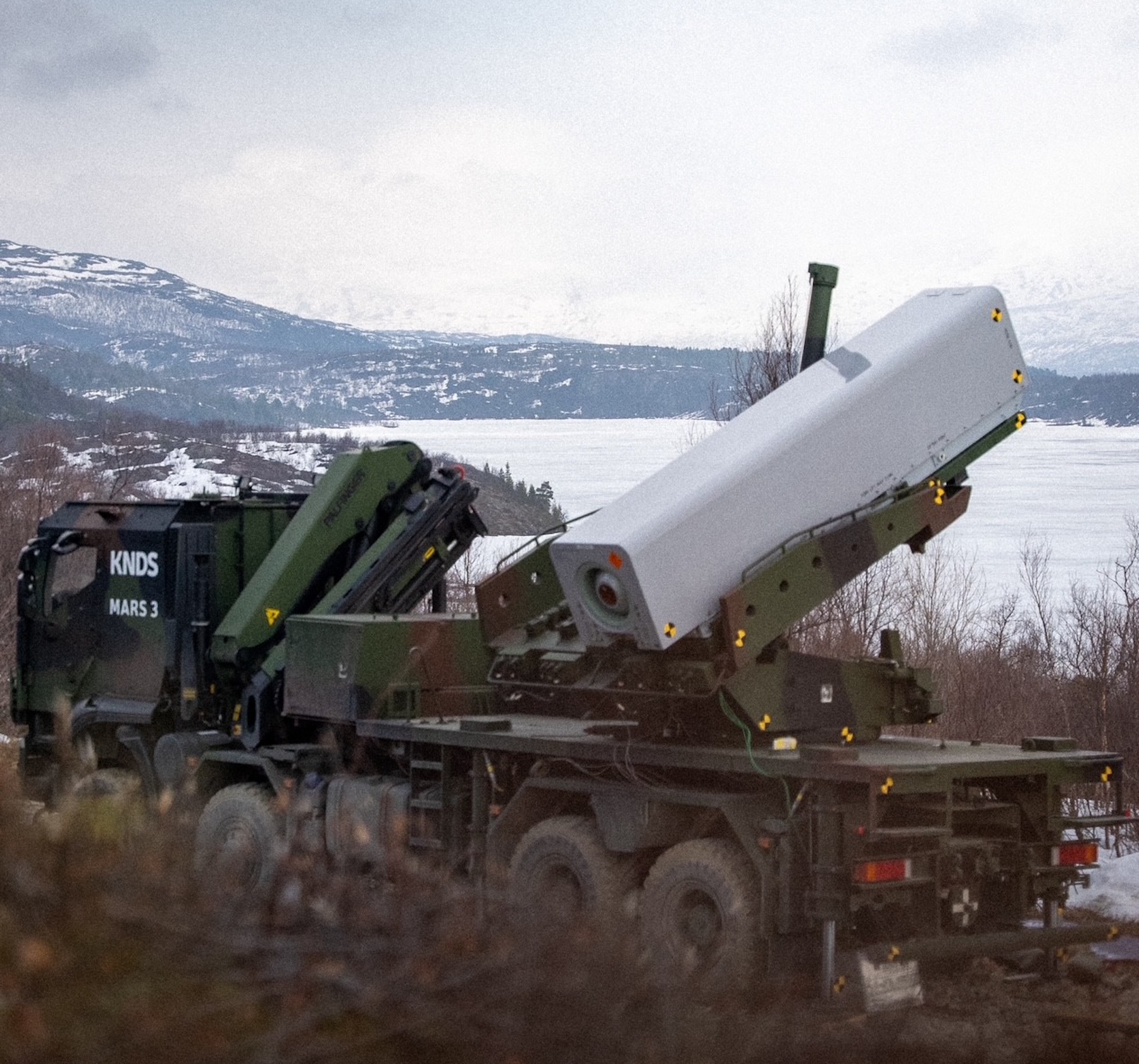 Testschießen der neuen Raketenartillerie Mars 3 der Bundeswehr