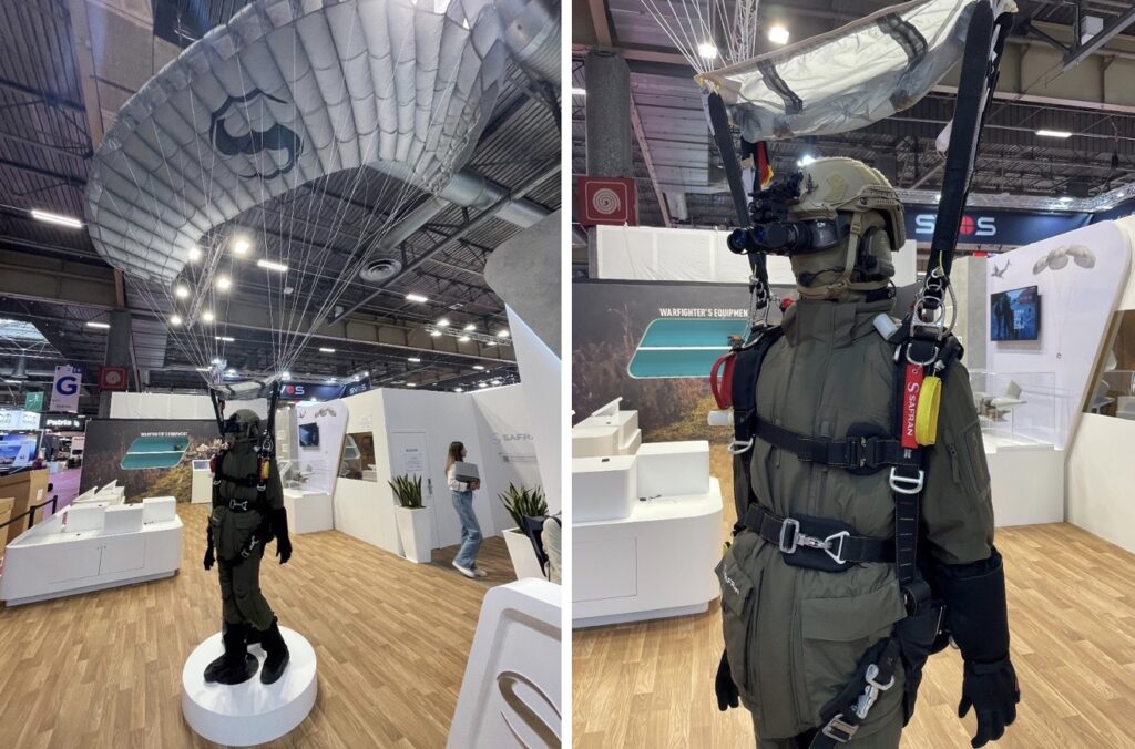 Safran zeigt EPC-B Fallschirm auf der Eurosatory