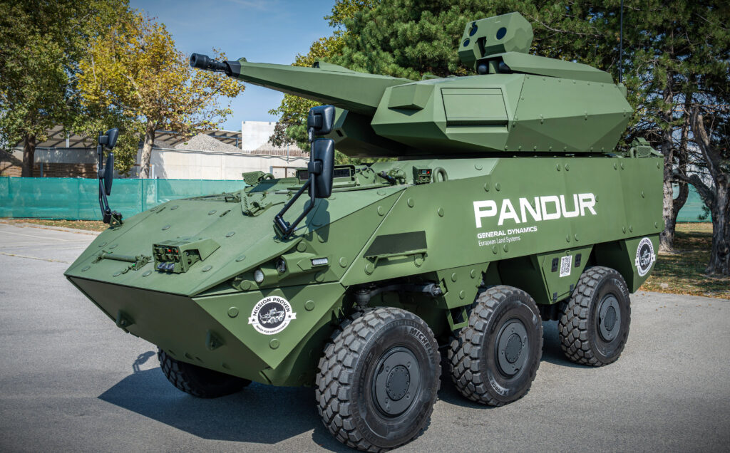 AIRPOWER24: Fliegerabwehr-Variante des PANDUR EVO