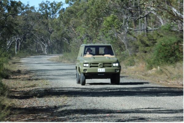 Marathon Target-Roboter auf dem Gefechtsfeld