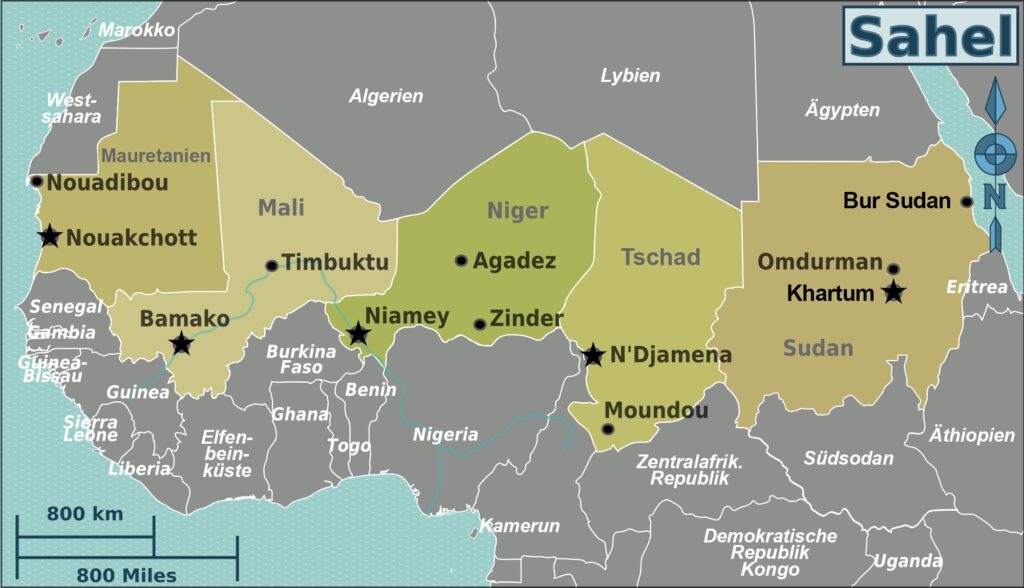 Öl, Gas und russische Waffen für die Sahelzone
