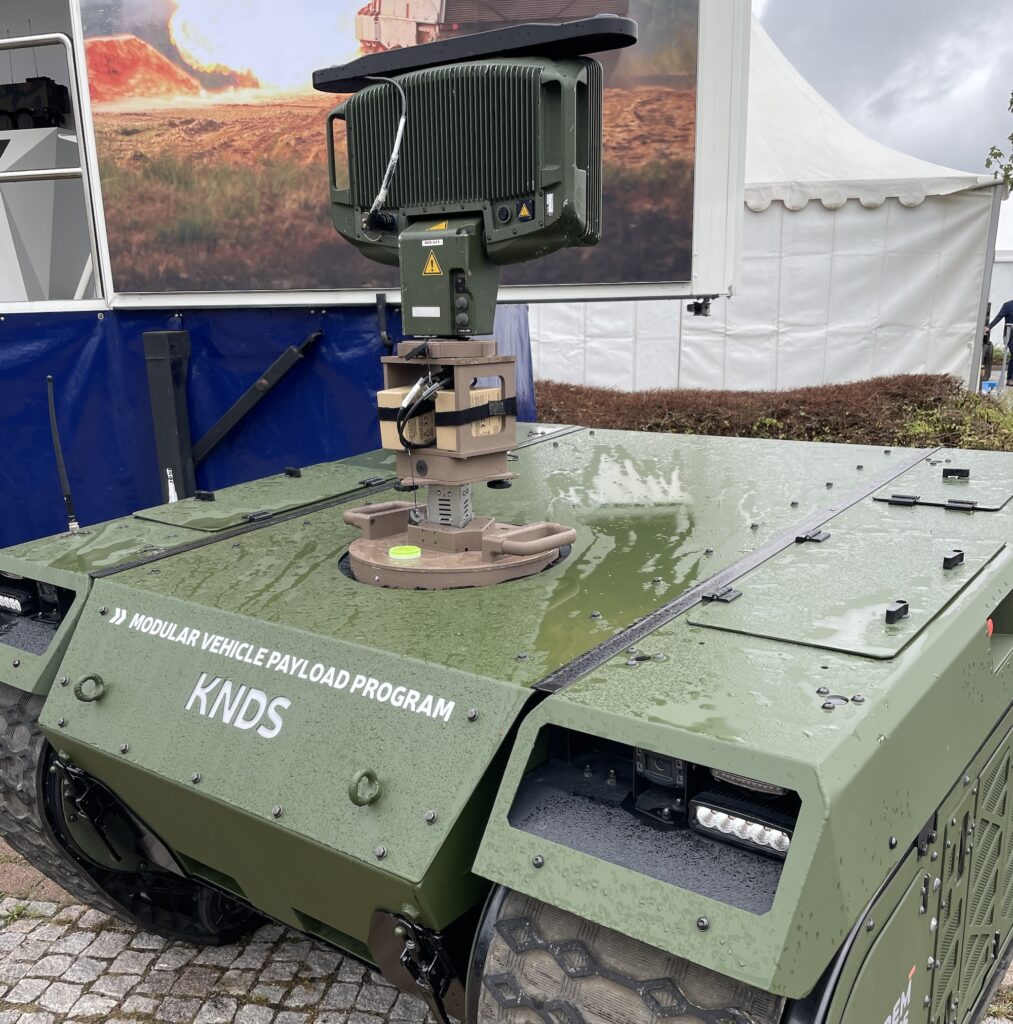 Thales mit Infanterieradar auf dem KSK-Symposium